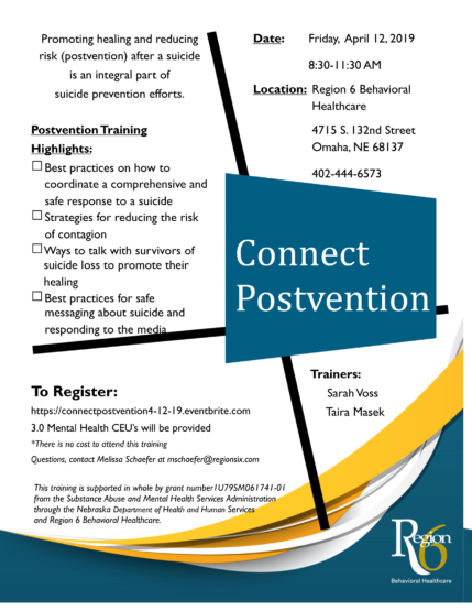 Postvention 4.12.19-1 | Region 6